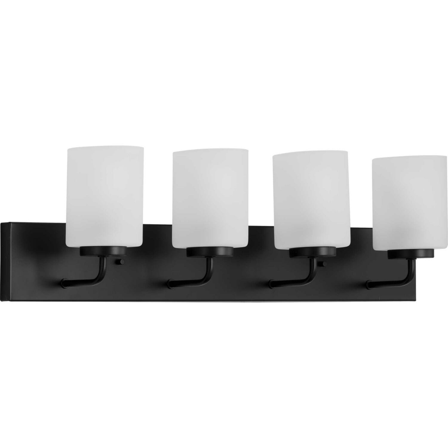 Matte Black Four Light Bath Bracket from the Merry Collection ...