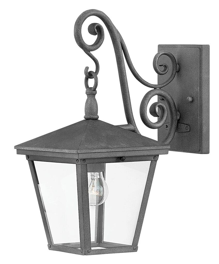 Kalco Ronan 12" Outdoor Wall Light in Modern Bronze - LightsOnline.com