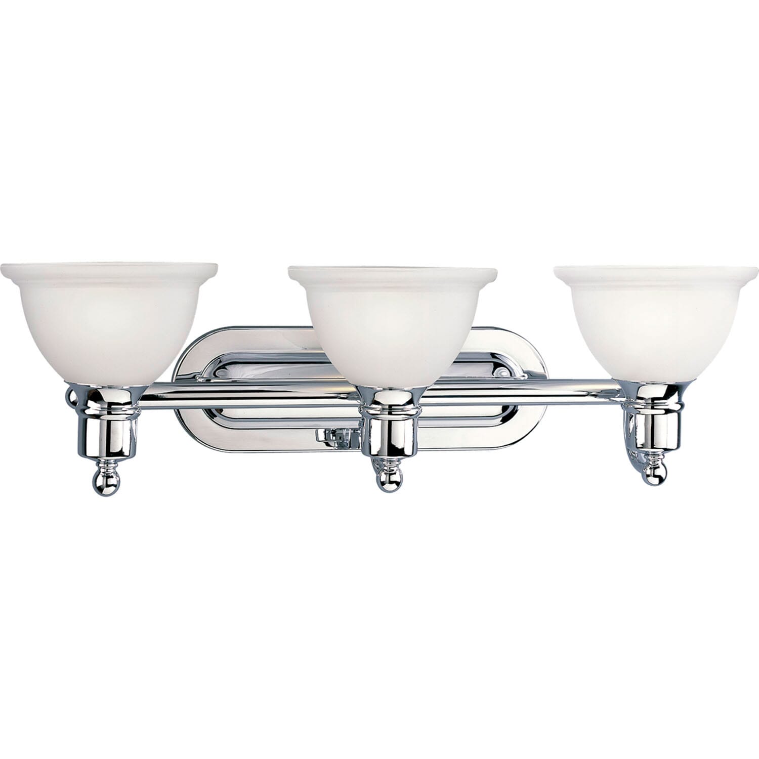 Polished Chrome Three Light Bath Bracket from the Madison Collection ...