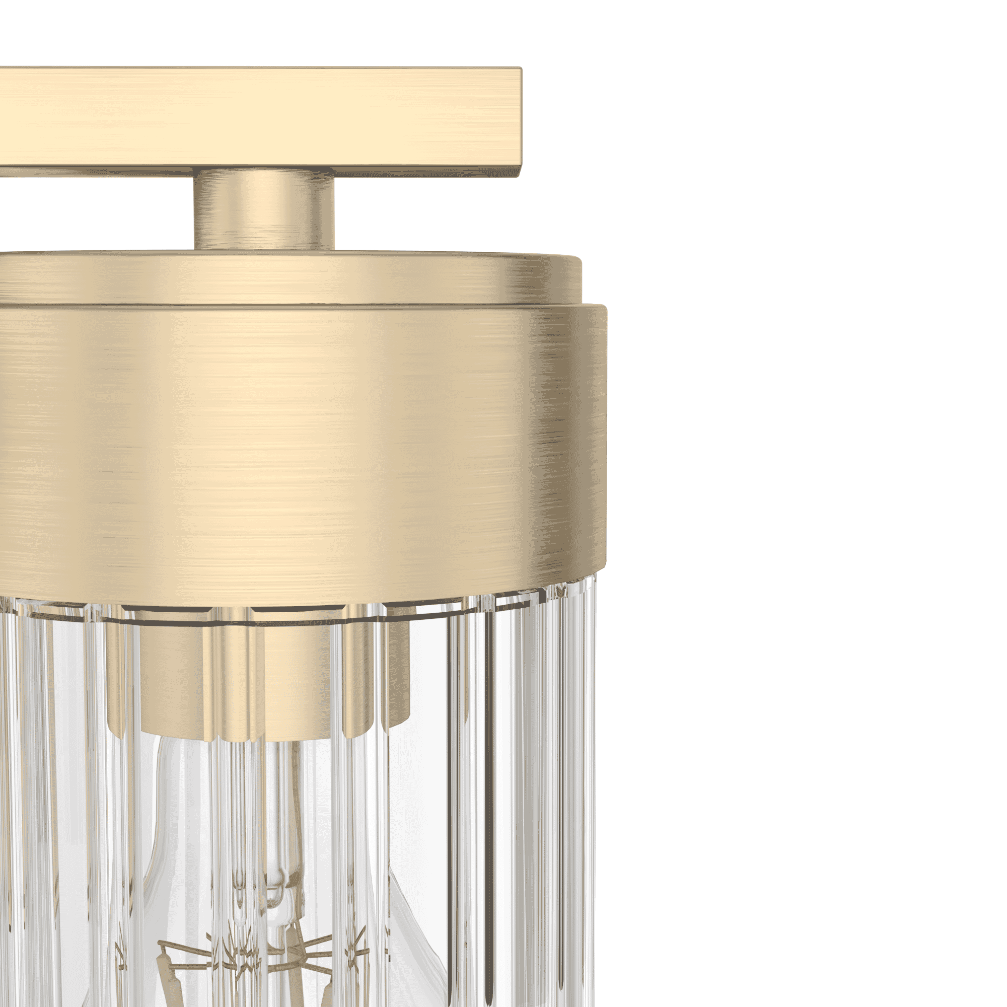 Alturas Gold Two Light Vanity from the Gatz Collection - LightsOnline.com