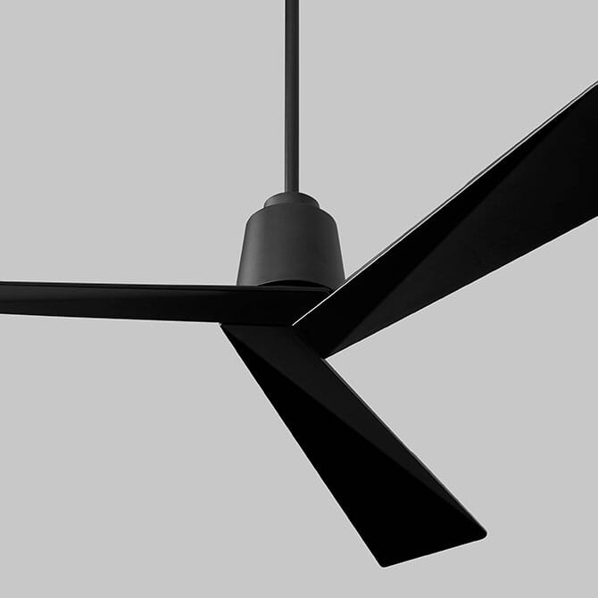 Dynamo 54" Indoor/Outdoor Ceiling Fan in Black - LightsOnline.com
