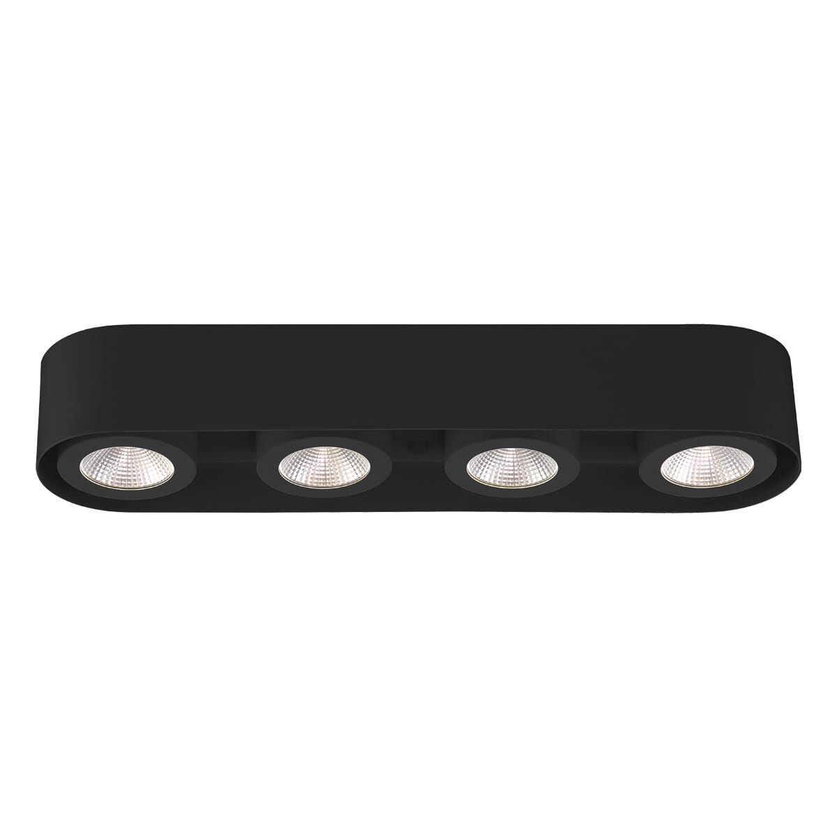 Nymark 4-Light LED Ceiling Light in Black - LightsOnline.com