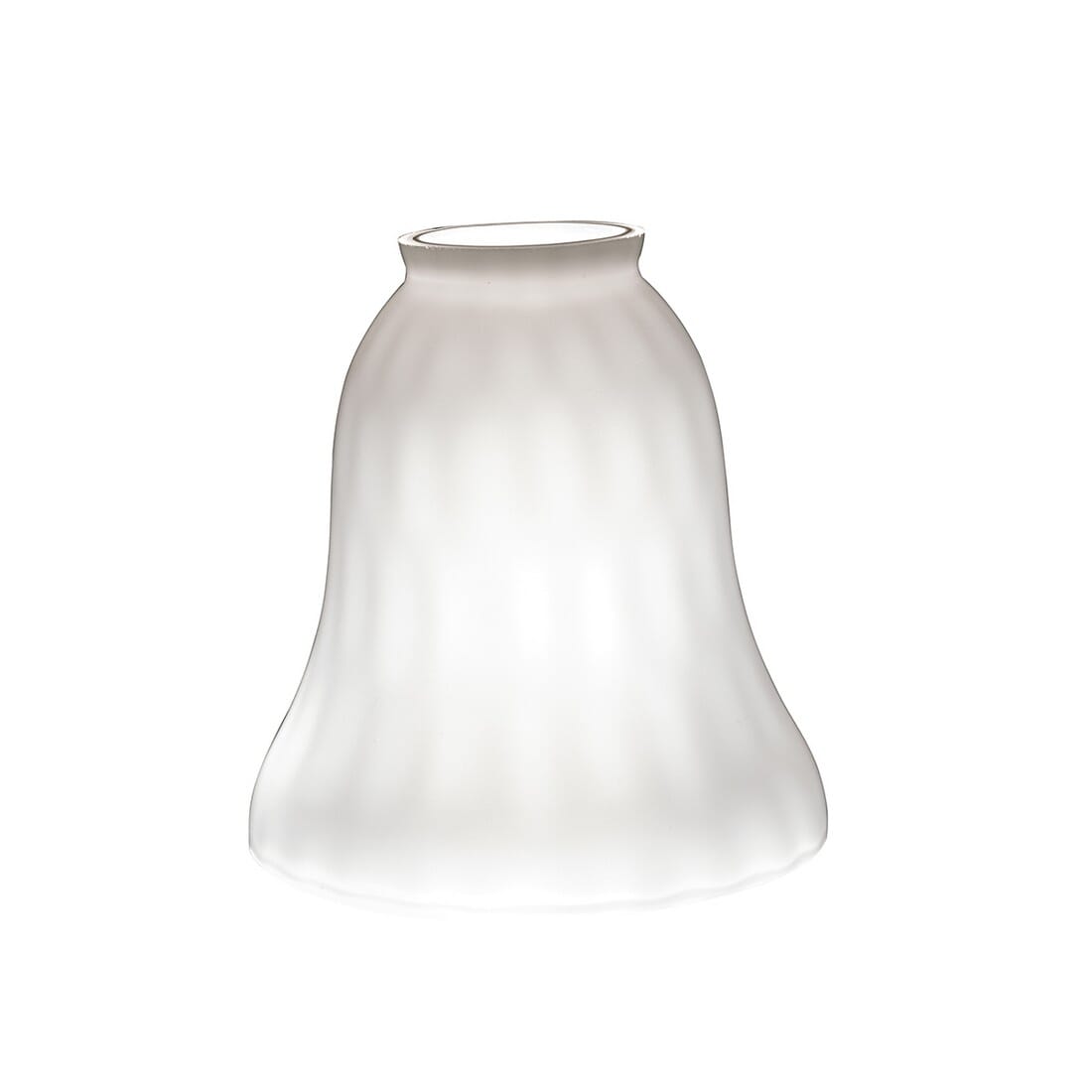 5.25" Cased White Water Glass Shade 4-Pack - LightsOnline.com