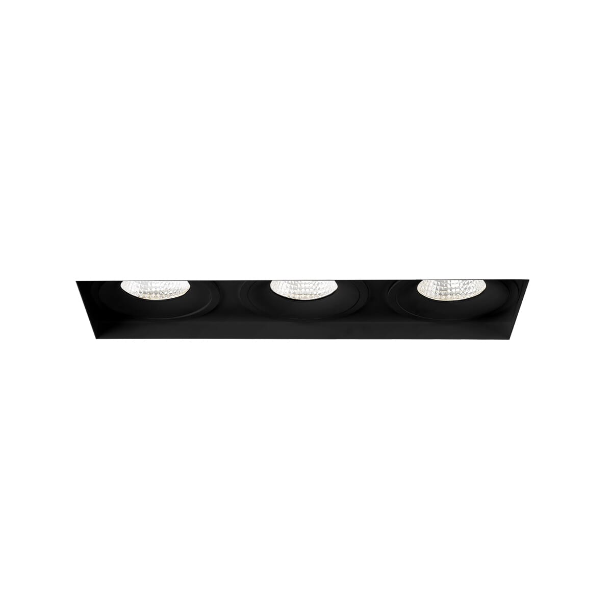 Black Three Light Downlight from the Amigo Collection - LightsOnline.com
