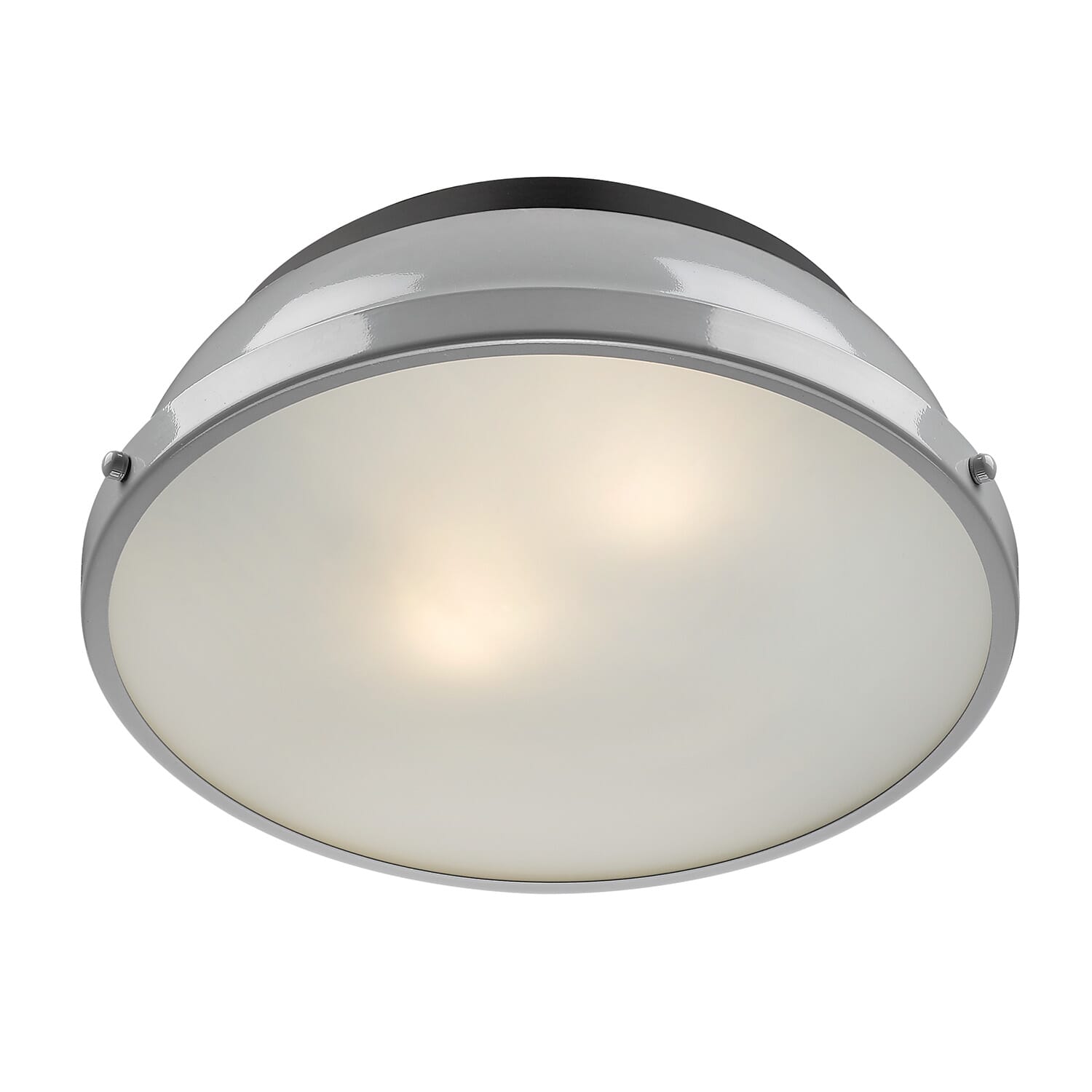 Golden Duncan 2-Light 14" Ceiling Light in Matte Black and Gray ...