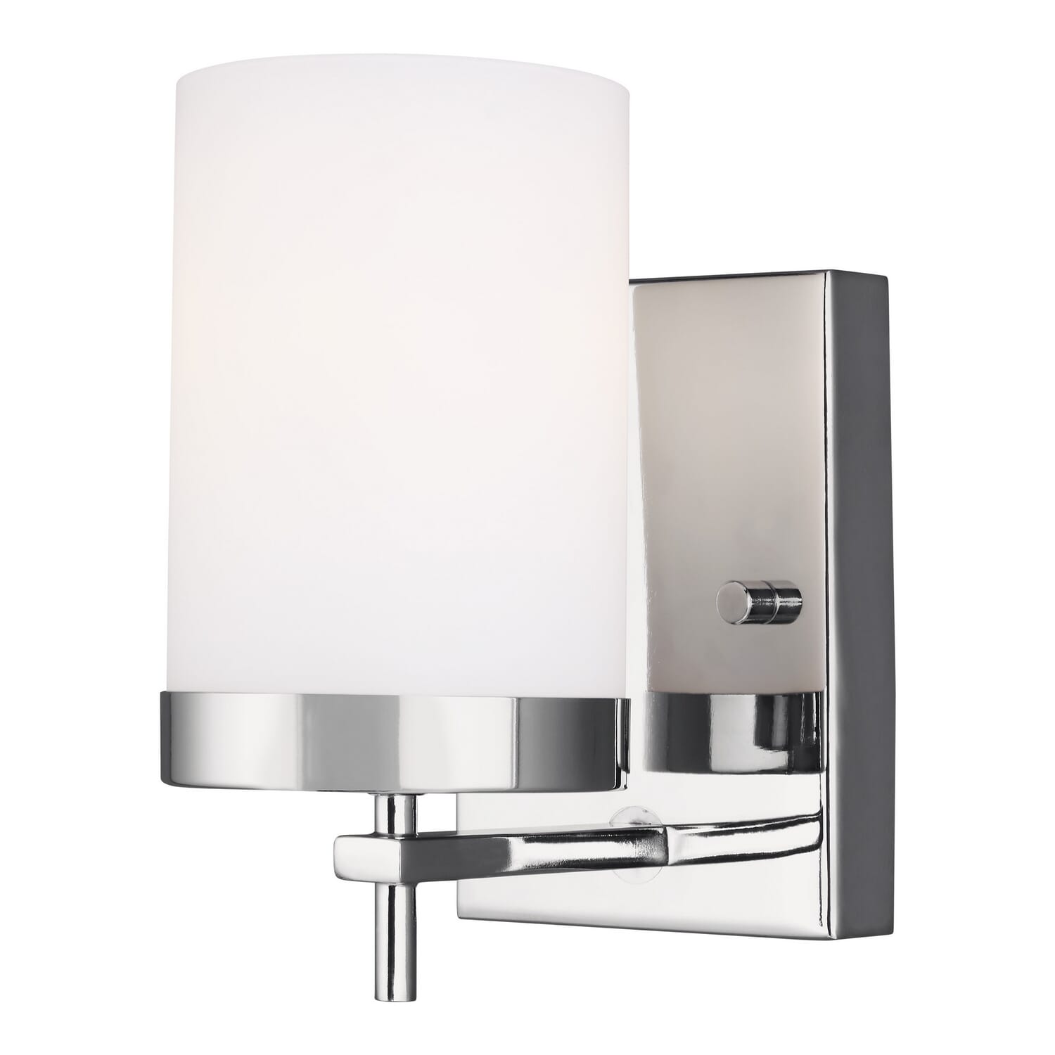 Zire 1-Light Wall / Bathroom Vanity Light Sconce in Chrome