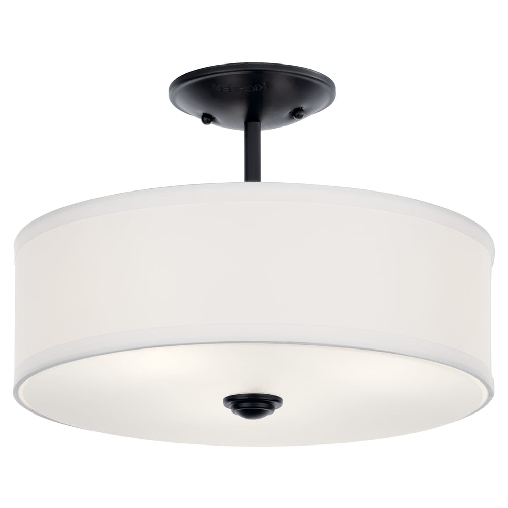 Shailene 3-Light 14" Ceiling Light in Black - LightsOnline.com
