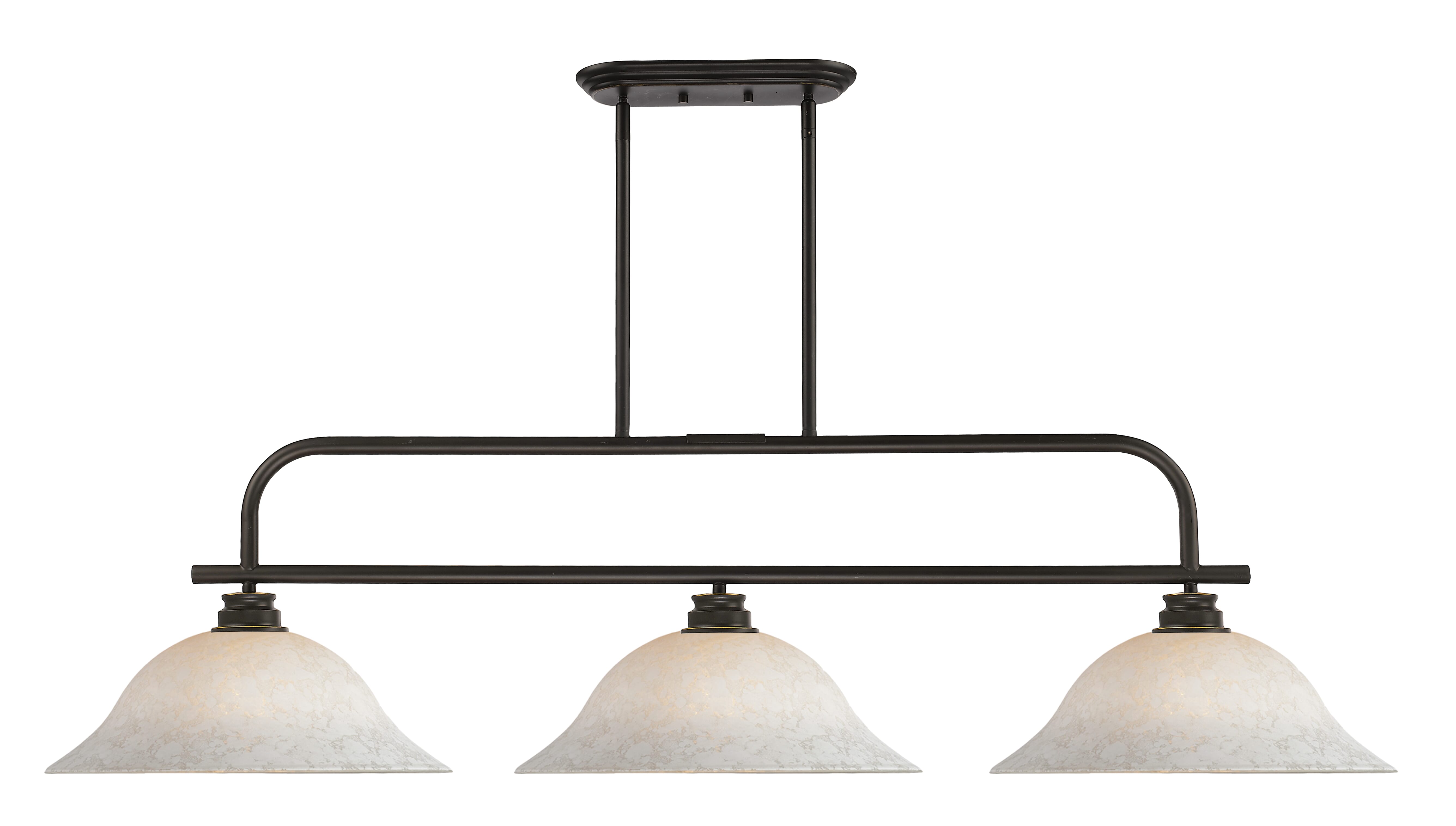Annora 3-Light Linear Pendant Light In Olde Bronze - LightsOnline.com