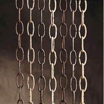 Heavy Gauge Chain in Distressed Black - LightsOnline.com