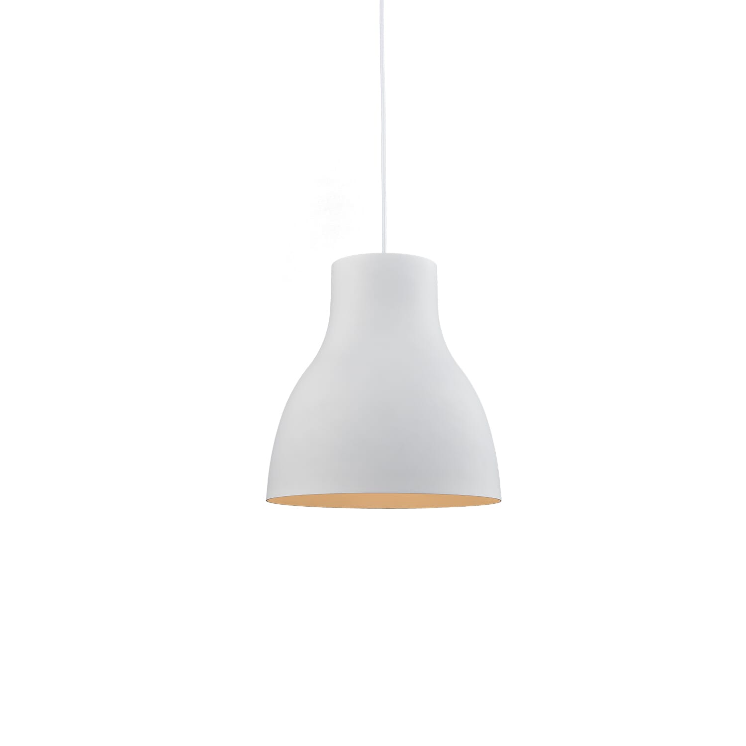Cradle Pendant Light in White - LightsOnline.com