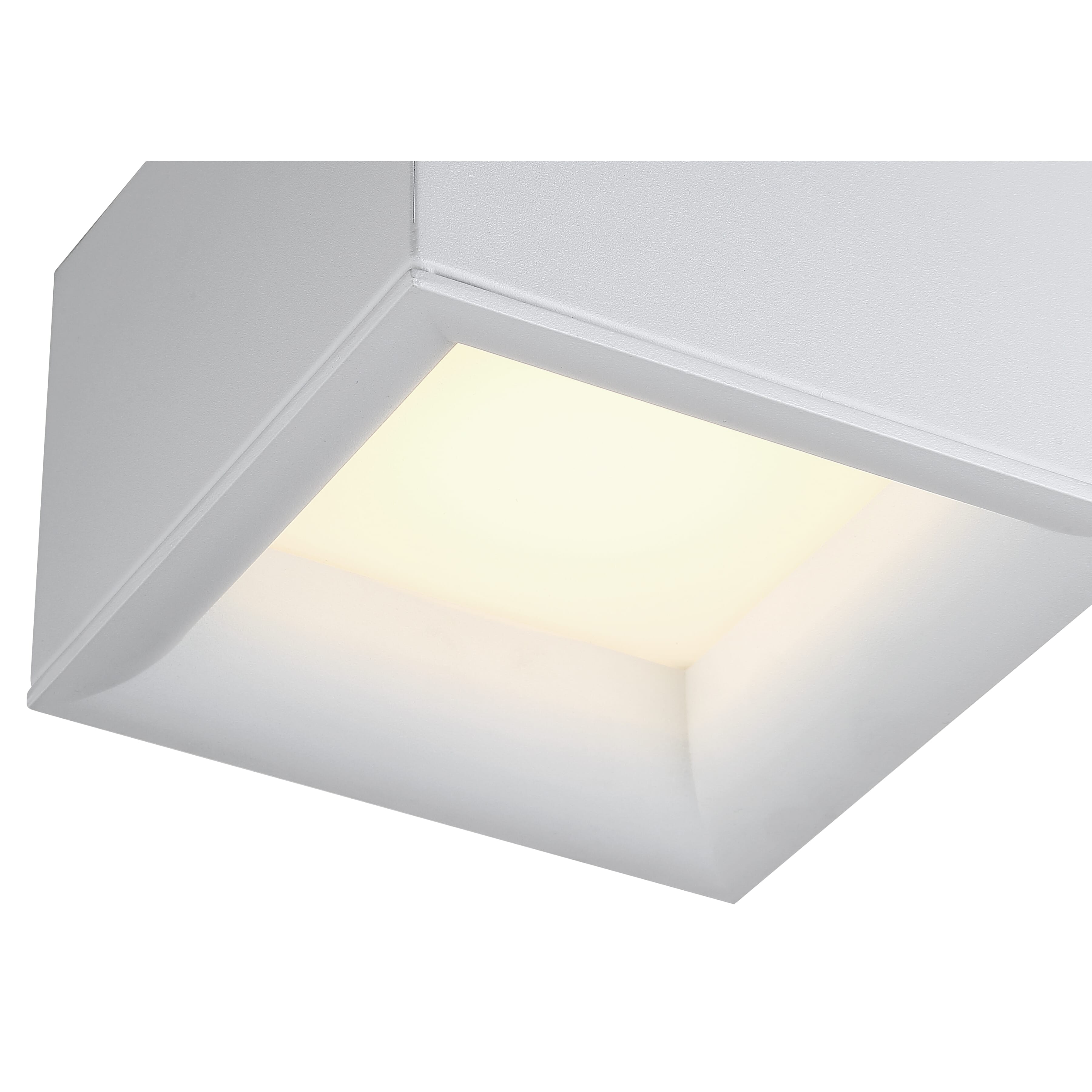 Access Bloc Ceiling Light in White - LightsOnline.com