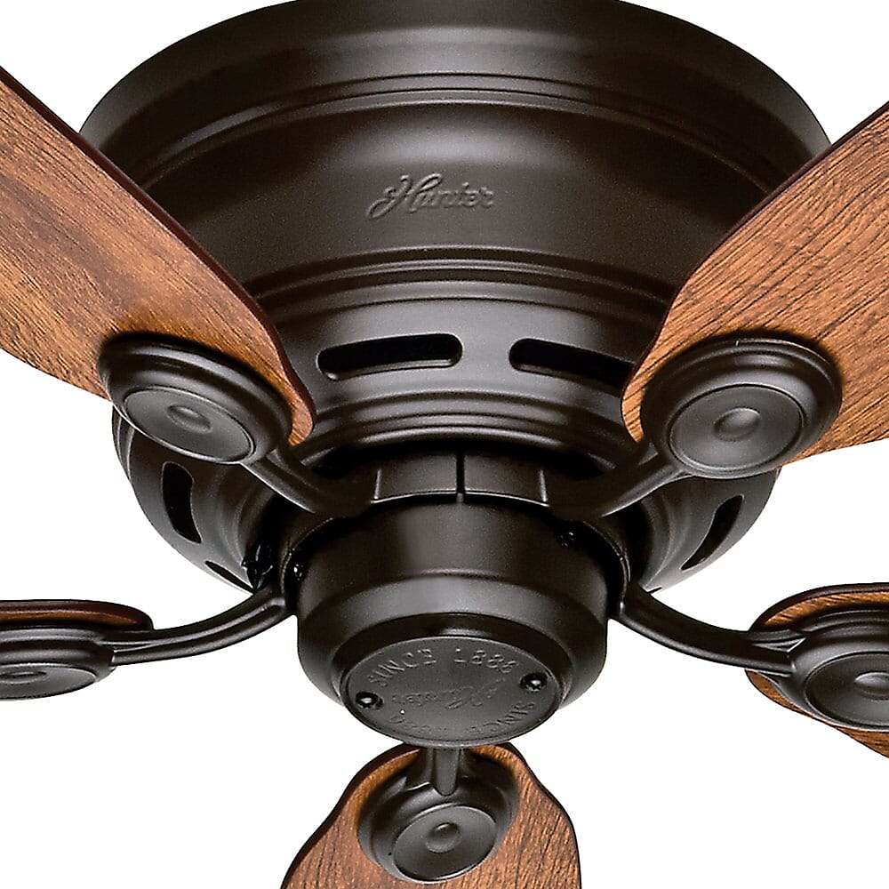 Hunter Low Profile IV 42" Indoor Ceiling Fan in New Bronze ...