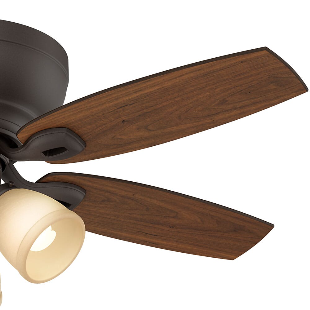 Casablanca Durant 3-Light 44" Indoor Flush Mount Ceiling Fan in Maiden ...