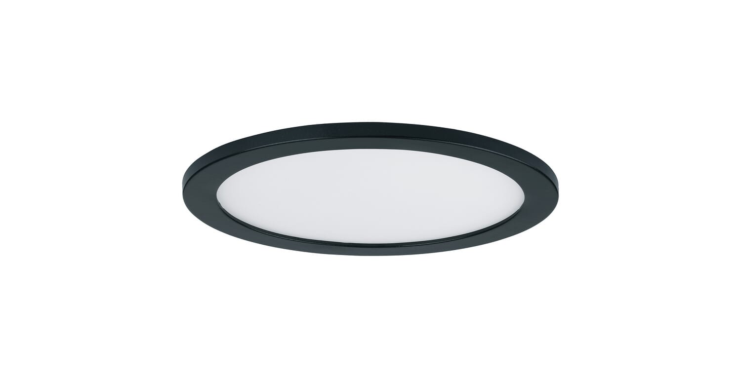 Black LED Flush Mount from the Wafer Collection - LightsOnline.com