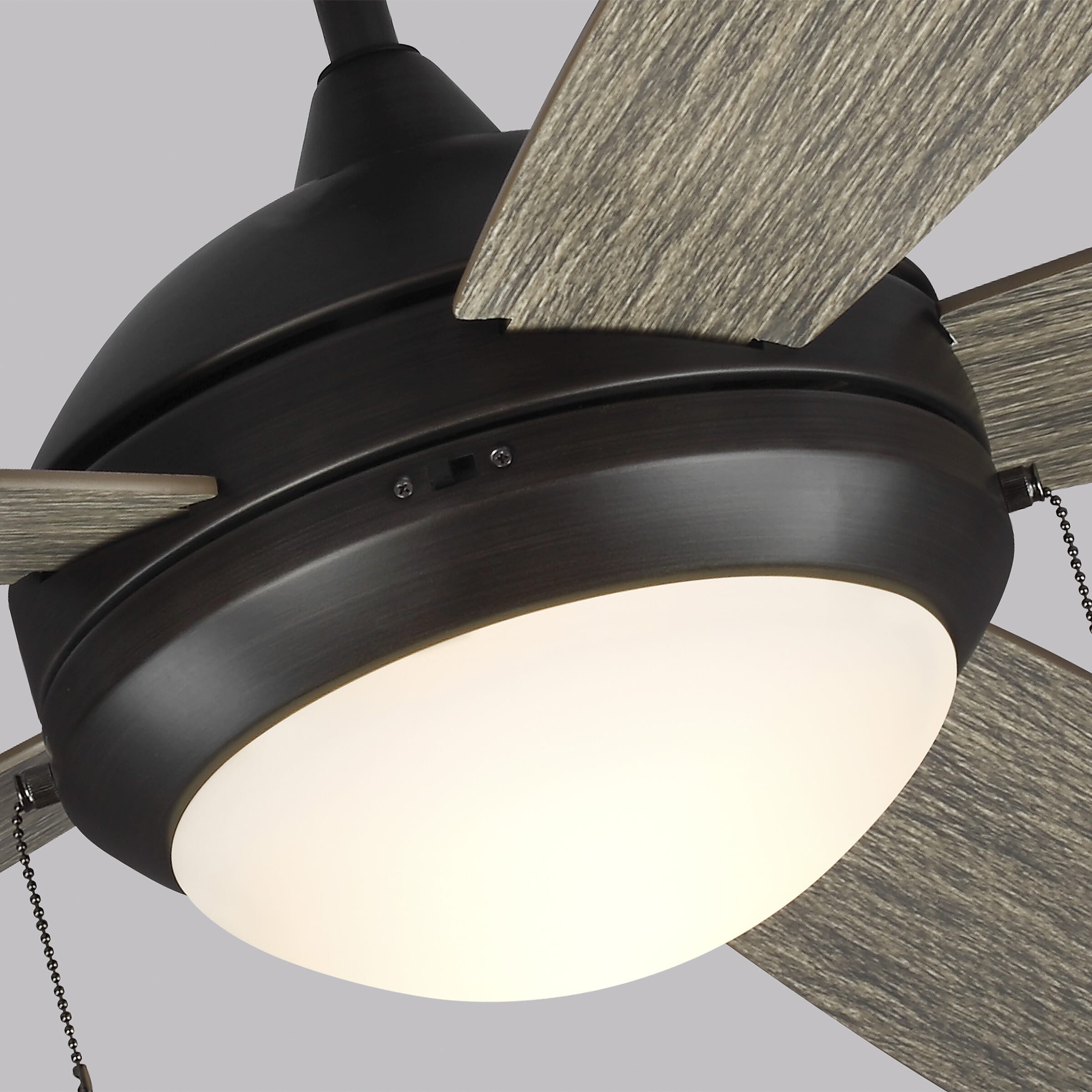 Discus Classic 52" Indoor Ceiling Fan in Aged Pewter - LightsOnline.com