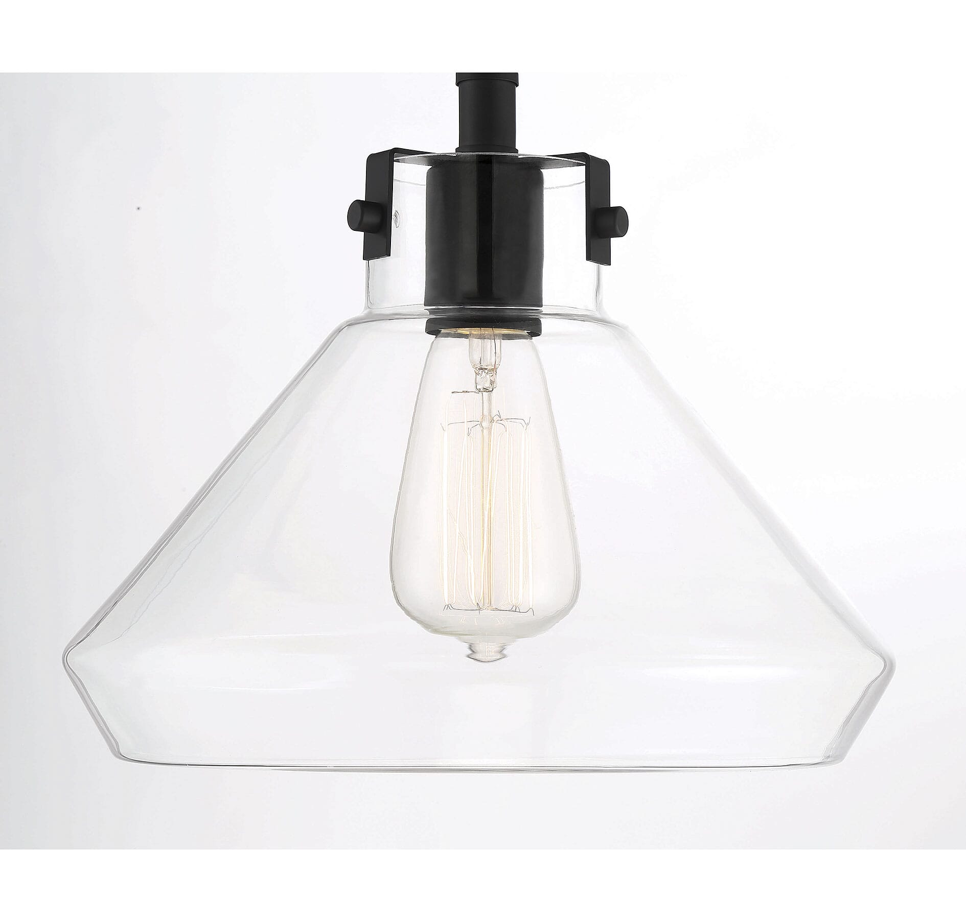 Savoy House Walpole 1-Light Ceiling Light in Matte Black - LightsOnline.com