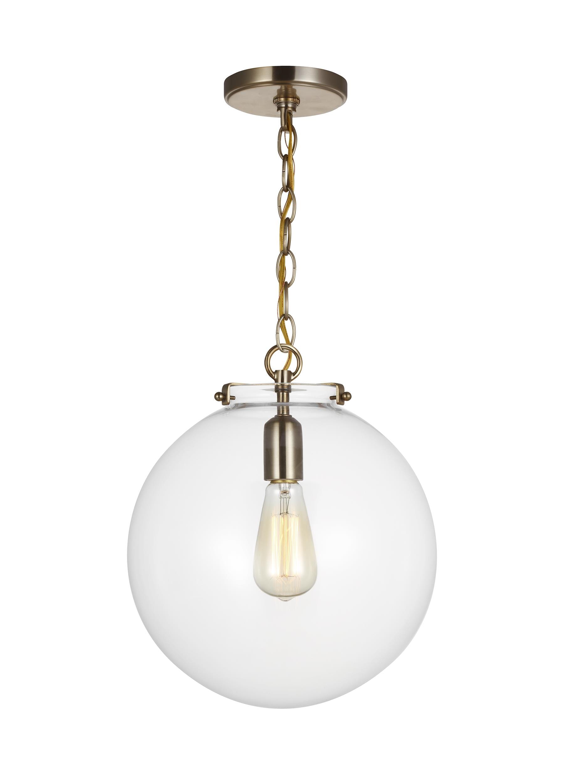 Modern Forms Chronos 34" Pendant Light in Aged Brass - LightsOnline.com