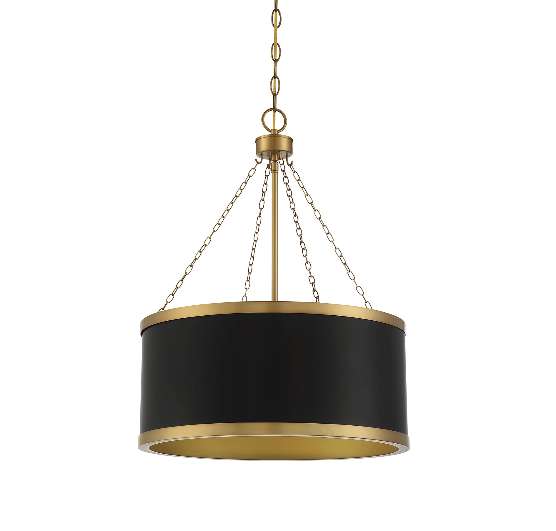 Savoy House Delphi 6-Light Pendant in Matte Black with Warm Brass ...