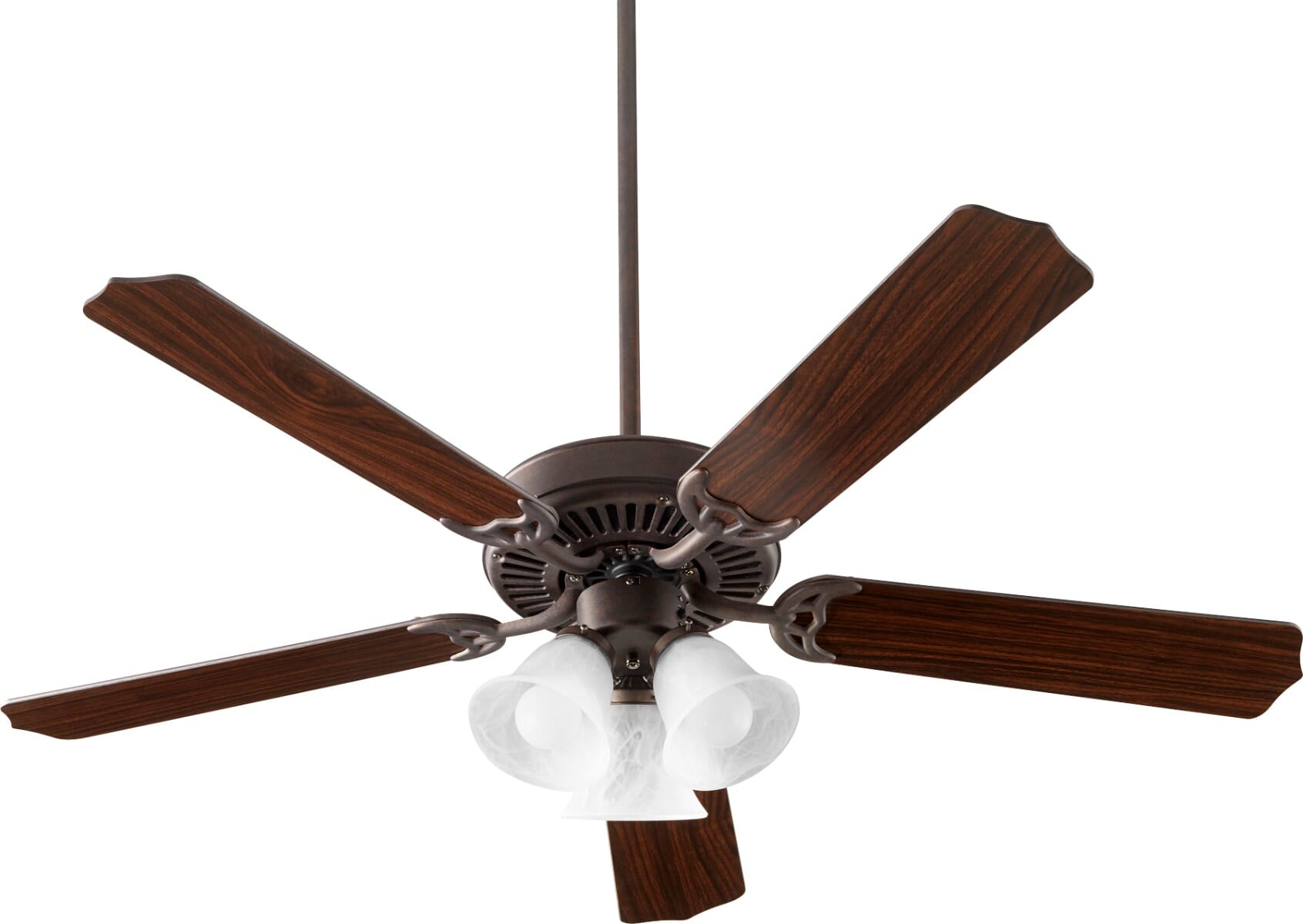 Quorum Capri X 3-Light 52" Indoor Ceiling Fan in Toasted Sienna ...