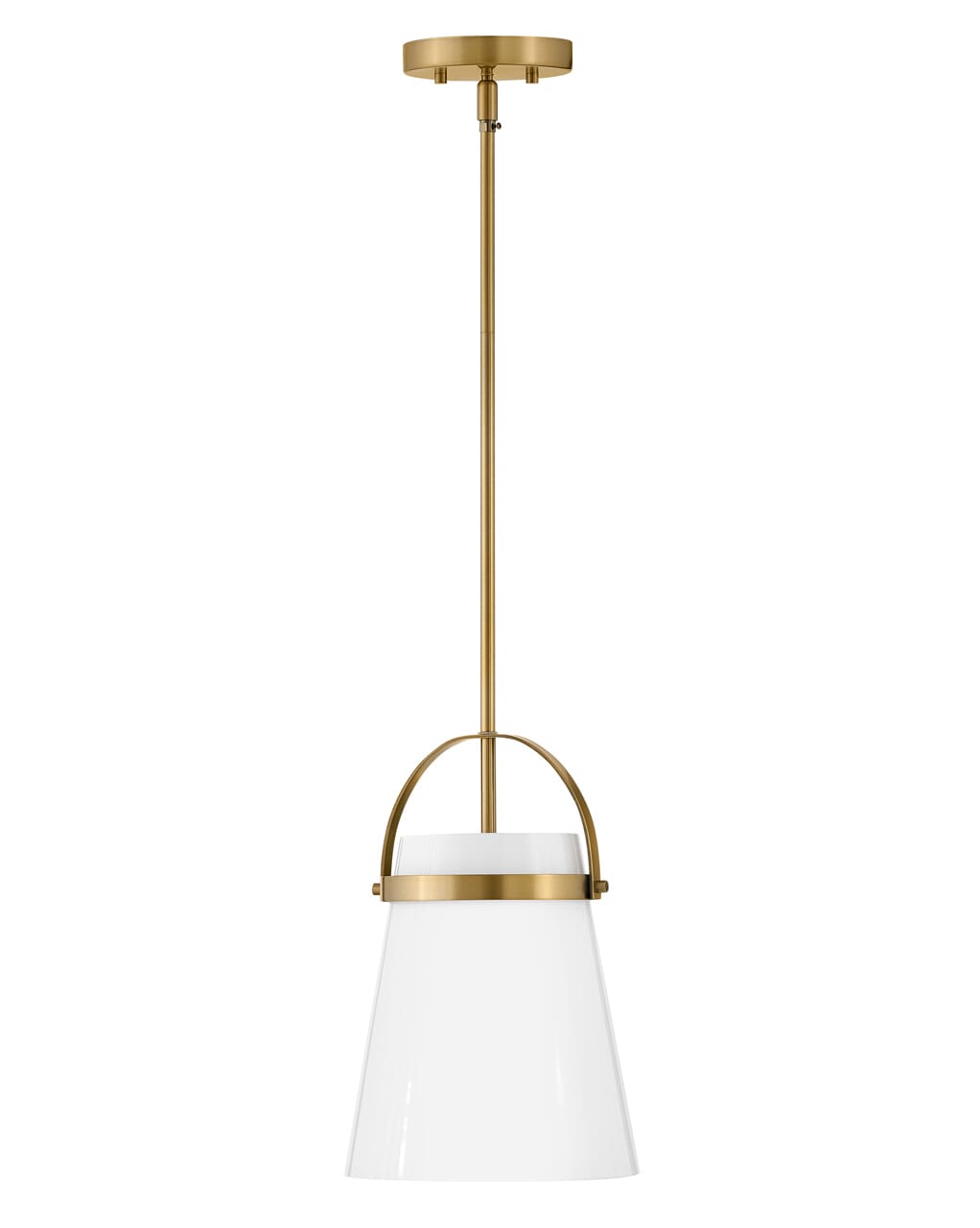 Tori Pendant Light in Lacquered Brass - LightsOnline.com