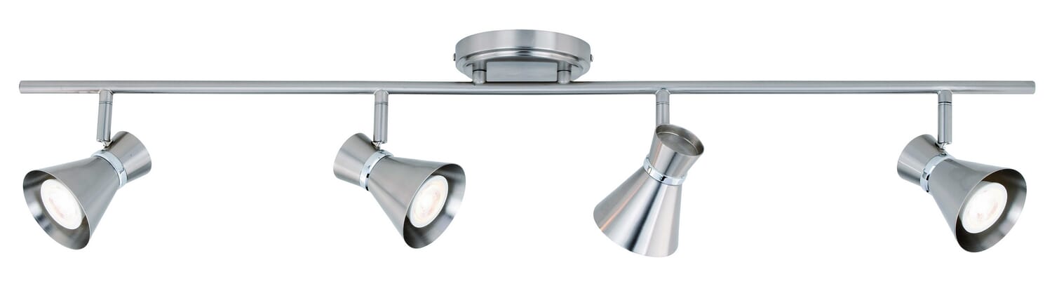 Brushed Nickel and Chrome LED Directional Ceiling Light from the Alto ...