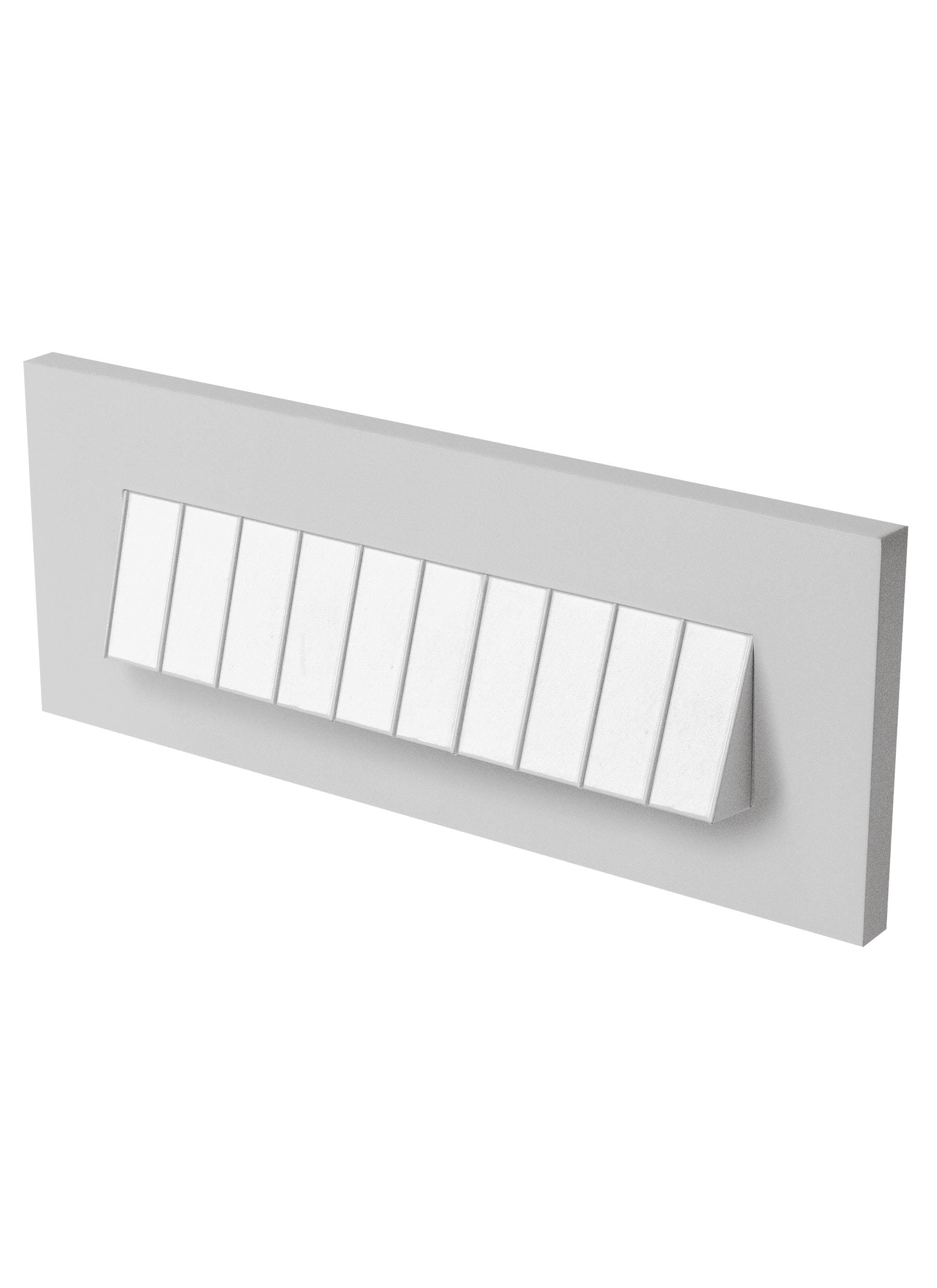 Satin Nickel LED Brick Light from the LED Brick Lighting Collection ...
