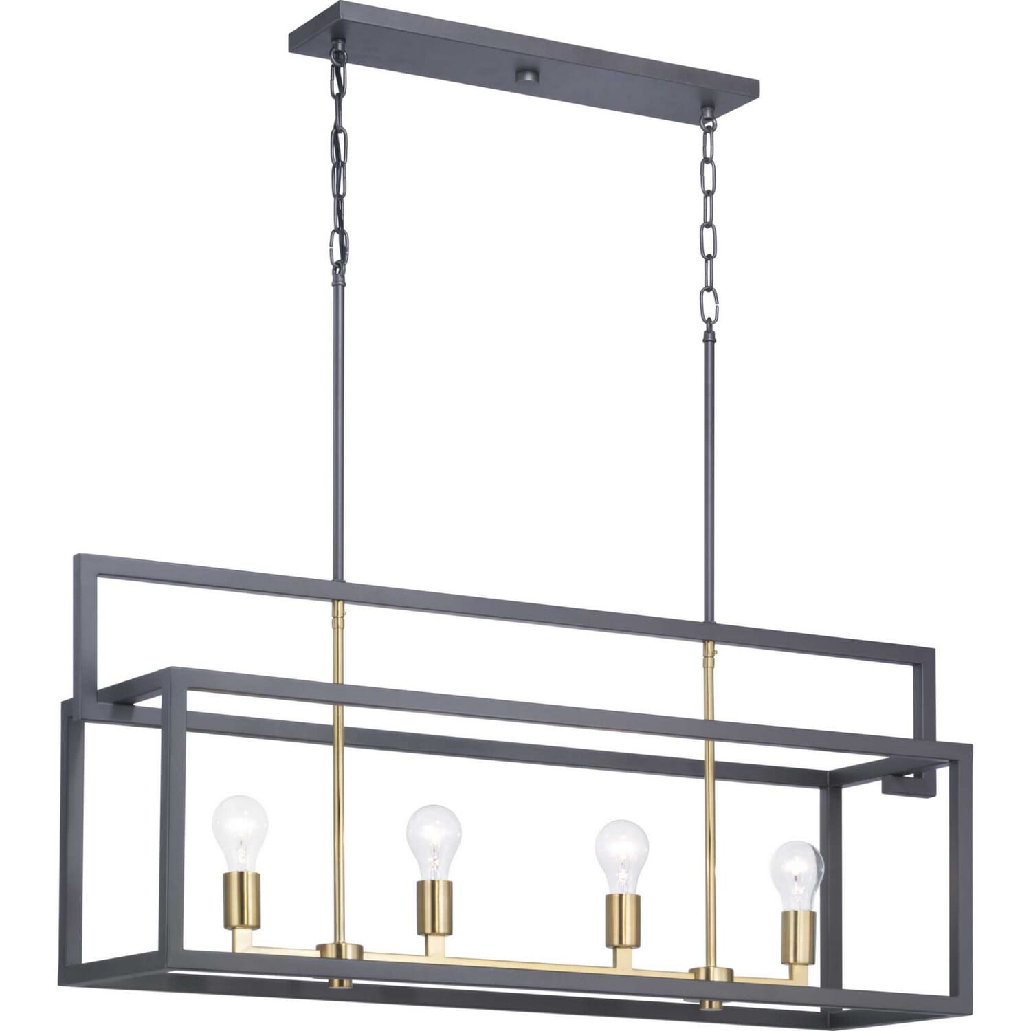 Graphite Four Light Island Pendant from the Blakely Collection ...
