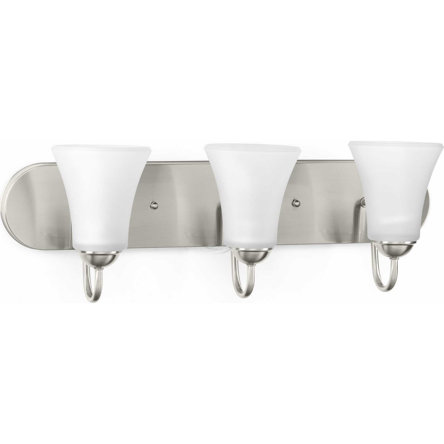Brushed Nickel Three Light Bath Bracket from the Classic Collection ...