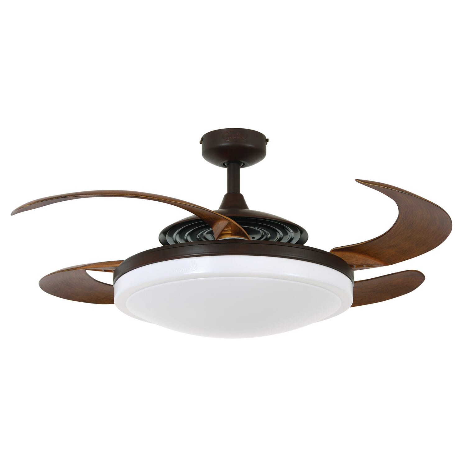 Evo2 3-Light 48" Fandelier in Oil Rubbed Bronze - LightsOnline.com