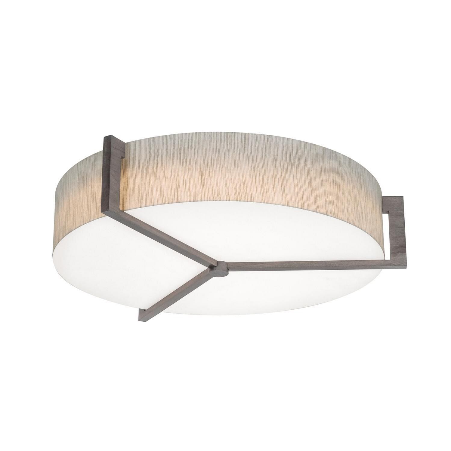 Apex LED Ceiling Mount in Weathered Grey - LightsOnline.com