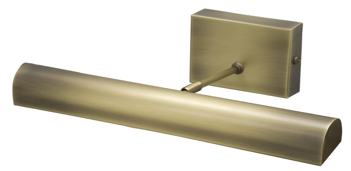 Battery Operated Classic LED 14" Antique Brass Picture Light ...