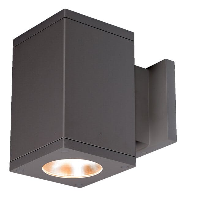 Graphite LED Wall Sconce from the Cube Arch Collection - LightsOnline.com