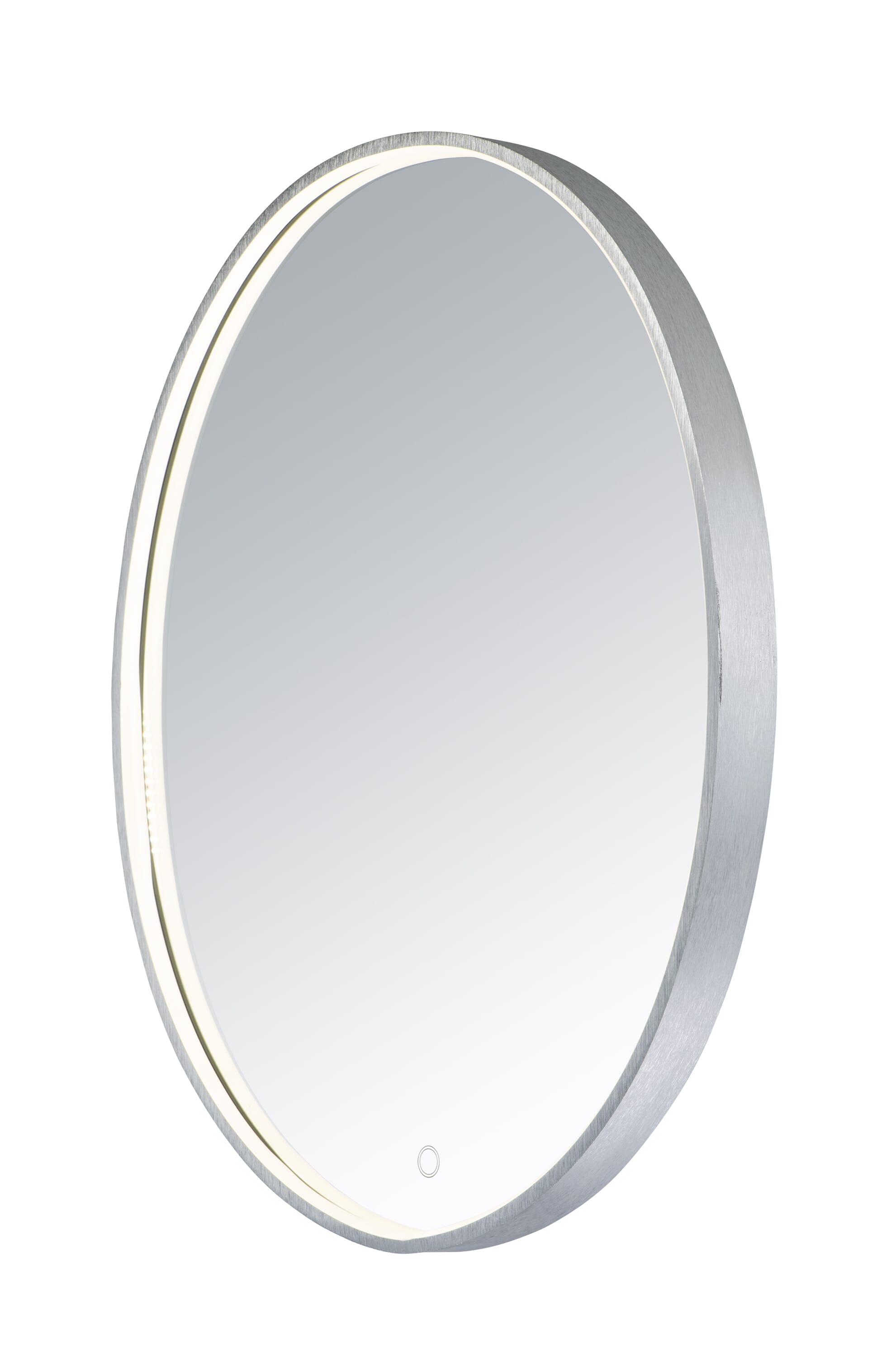 ET2 LED Mirror in Brushed Aluminum