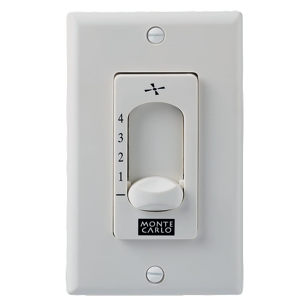 Visual Comfort Fan 4-Speed Wall Control in White - LightsOnline.com
