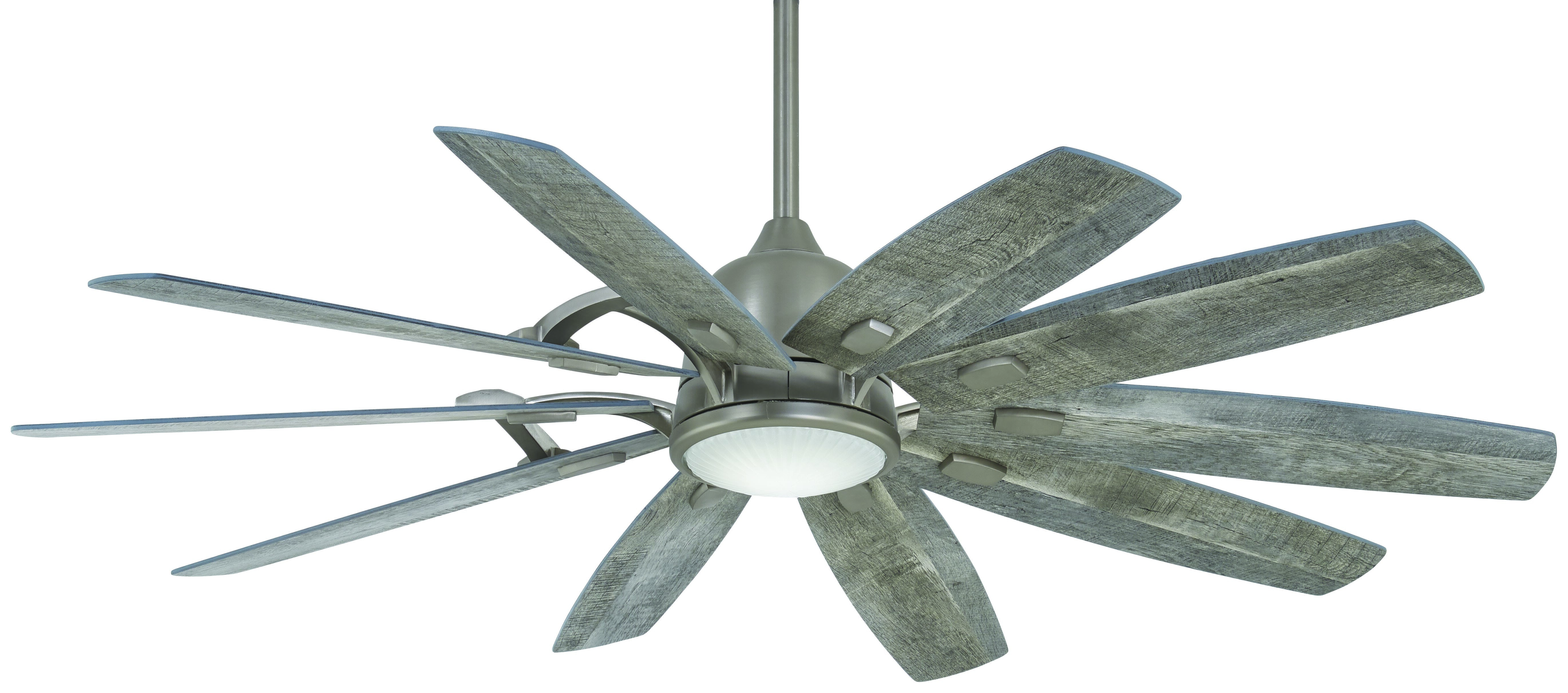 Savannah Gray 65" Ceiling Fan from the Barn Collection - LightsOnline.com
