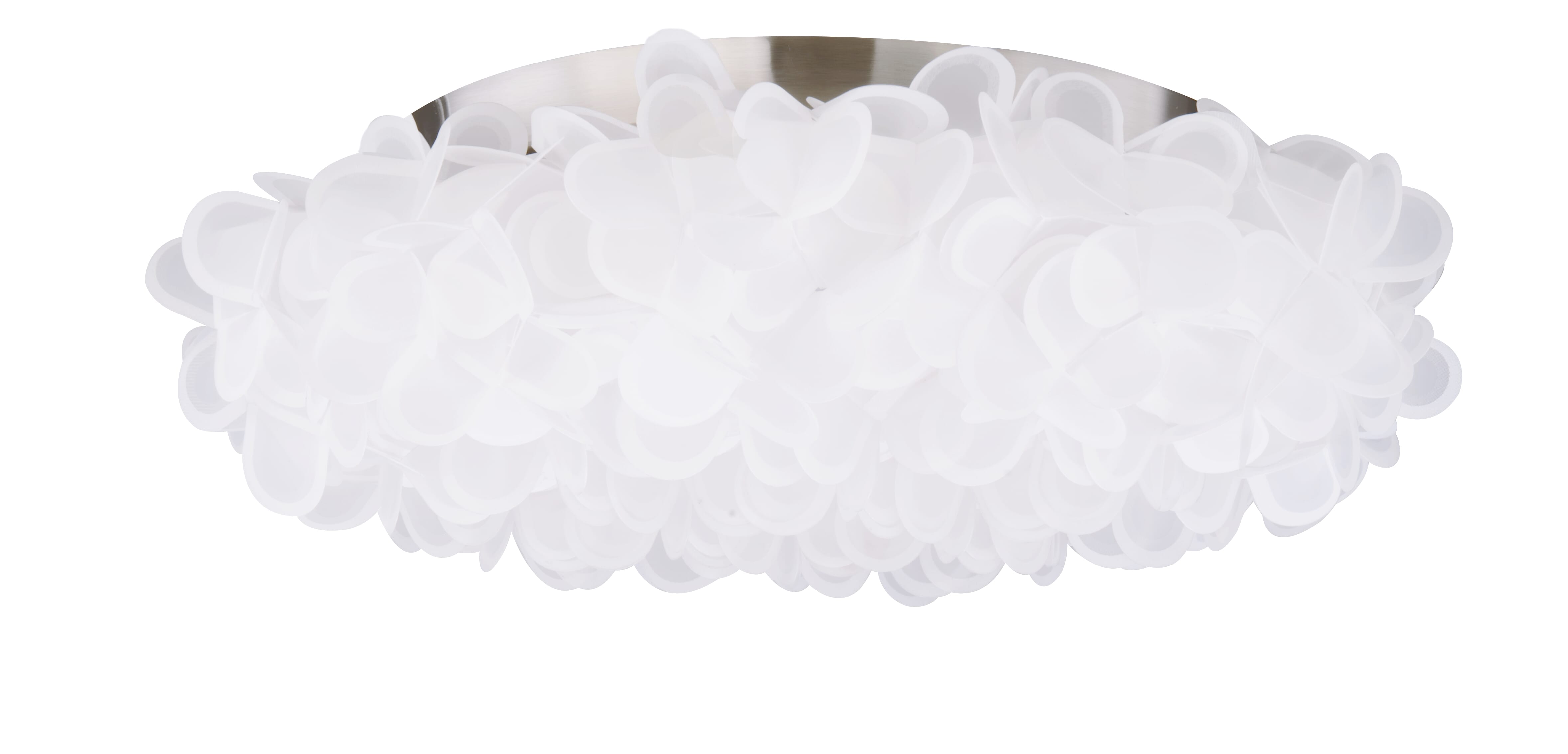 Modern Forms Fluffy 22" Ceiling Light in Brushed Nickel - LightsOnline.com