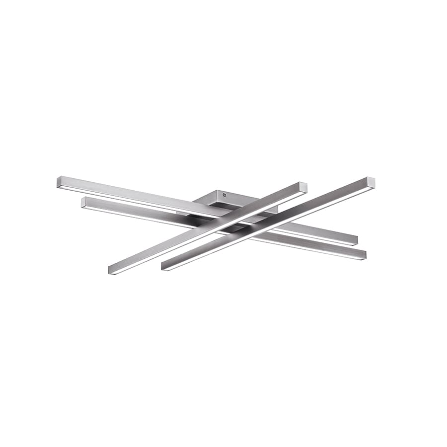 Brushed Nickel LED Flush Mount from the Parallax Collection ...