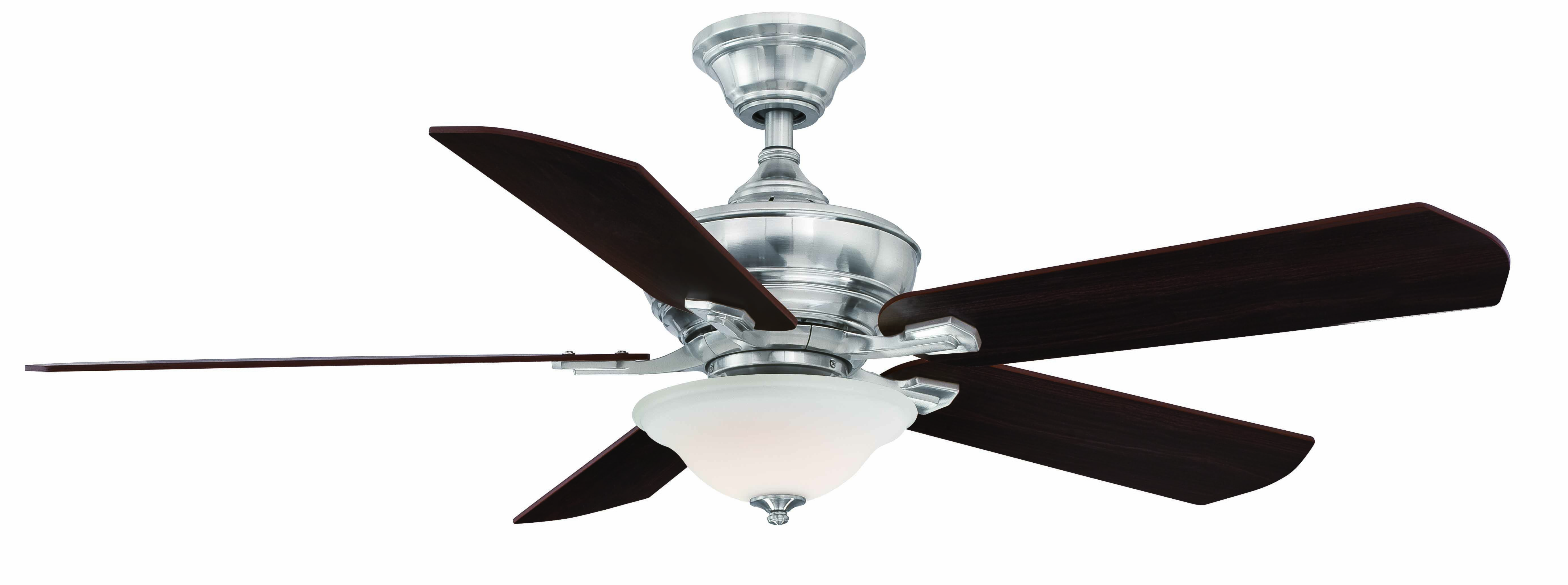 Fanimation Camhaven v2 52" LED Indoor Ceiling Fan in Brushed Nickel ...