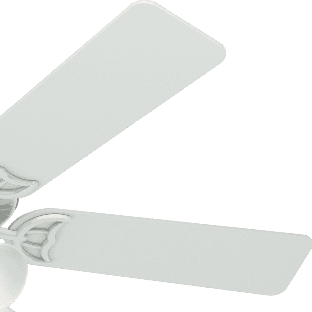 Hunter Studio Series 4-Light 52" Indoor Ceiling Fan in White ...