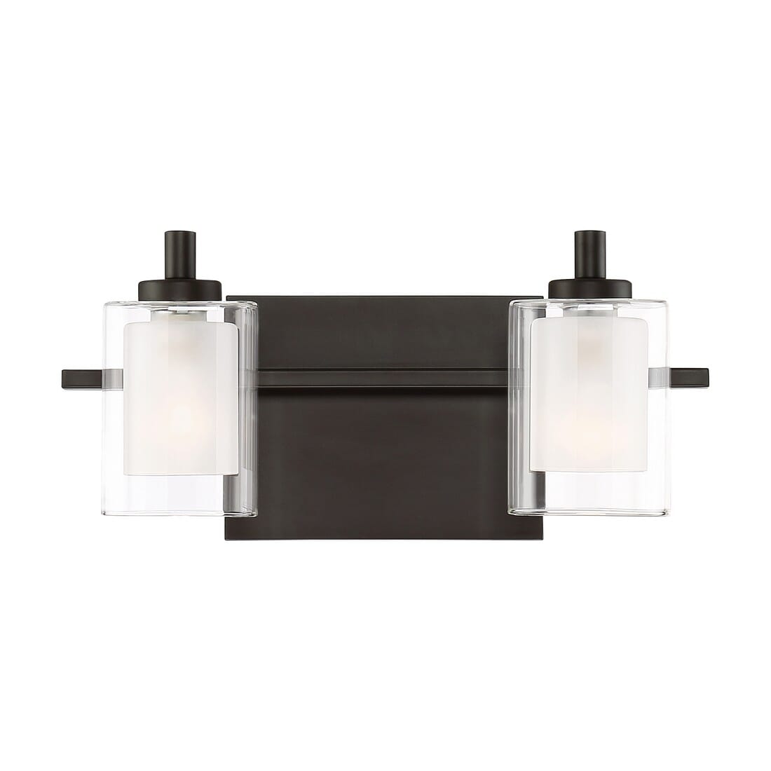 Kolt 2-Light Bathroom Vanity Light in Western Bronze - LightsOnline.com