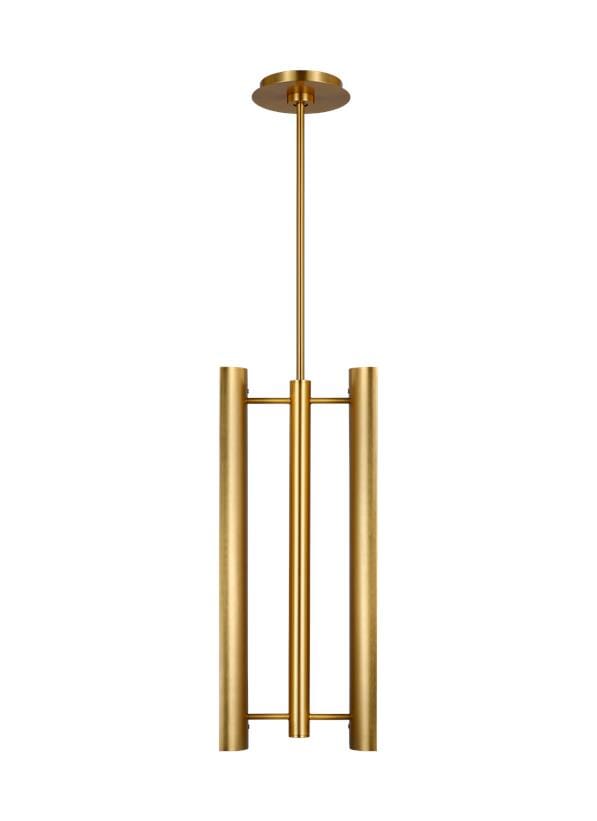 Carson 2-Light Pendant Light in Burnished Brass by Kelly Wearstler