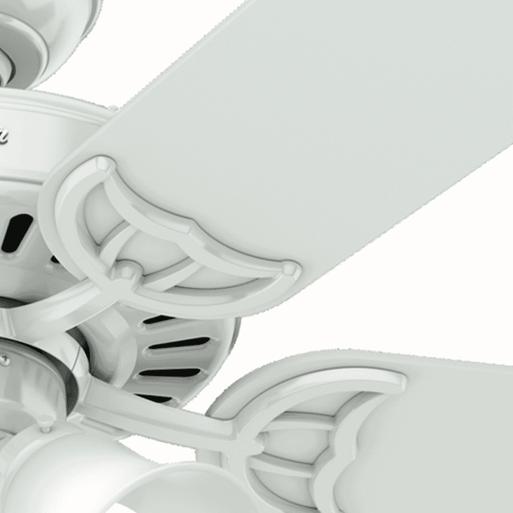 Hunter Studio Series 4-Light 52" Indoor Ceiling Fan in White ...