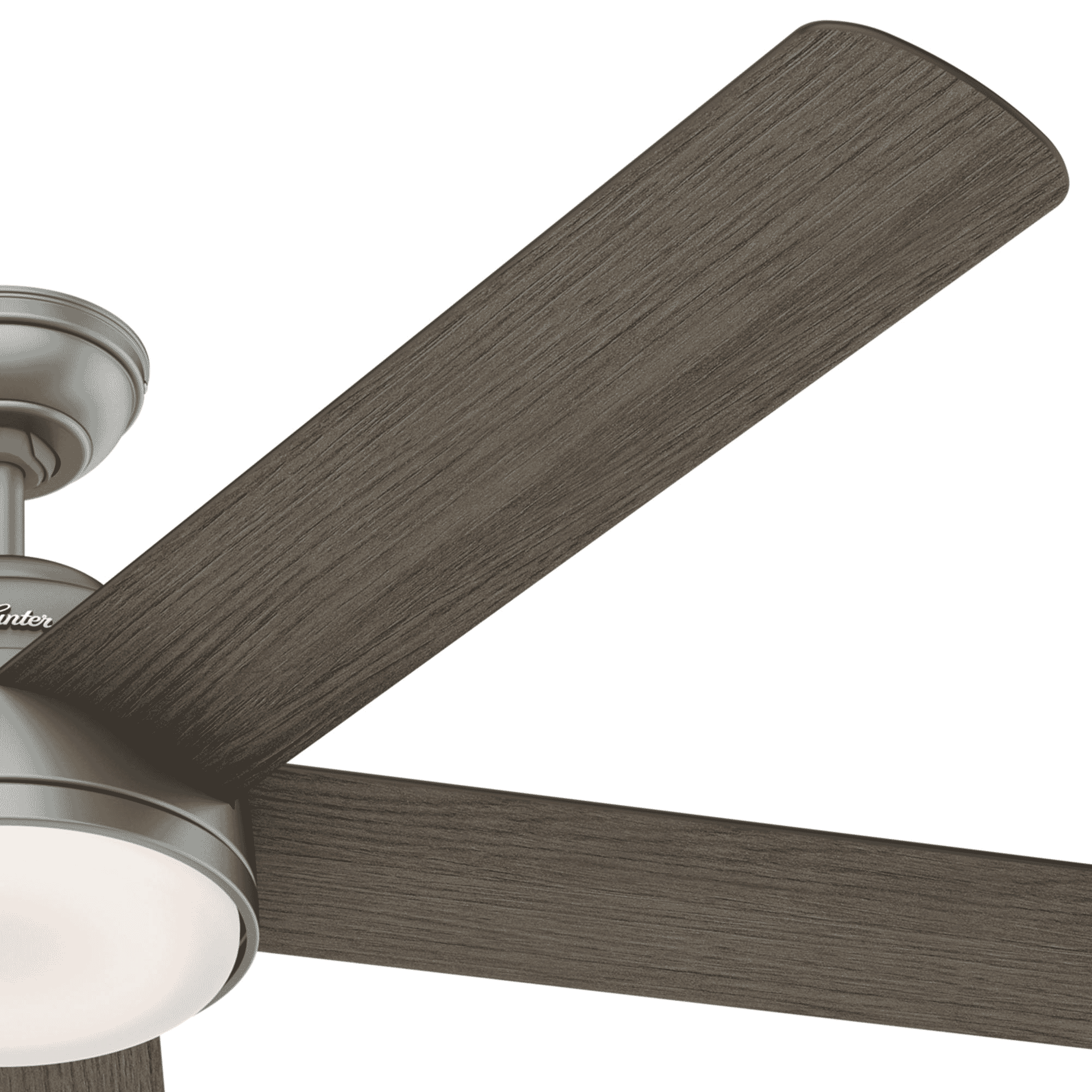Hunter Romulus 60" Indoor Ceiling Fan in Matte Silver - LightsOnline.com