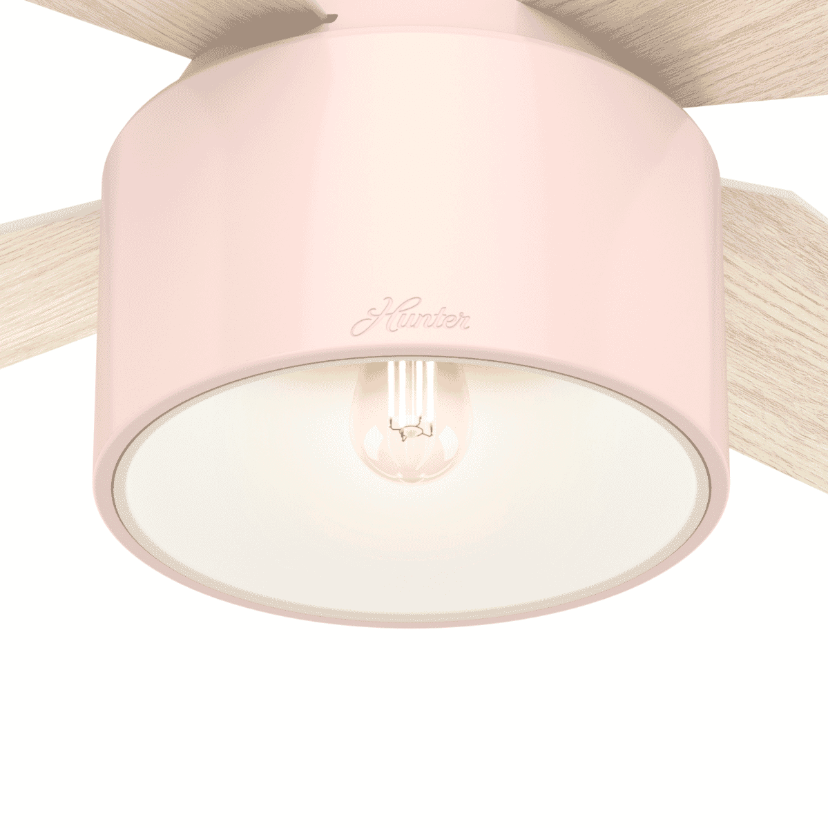 Hunter Fans Cranbrook Low Profile 52" Indoor Ceiling Fan in Blush Pink