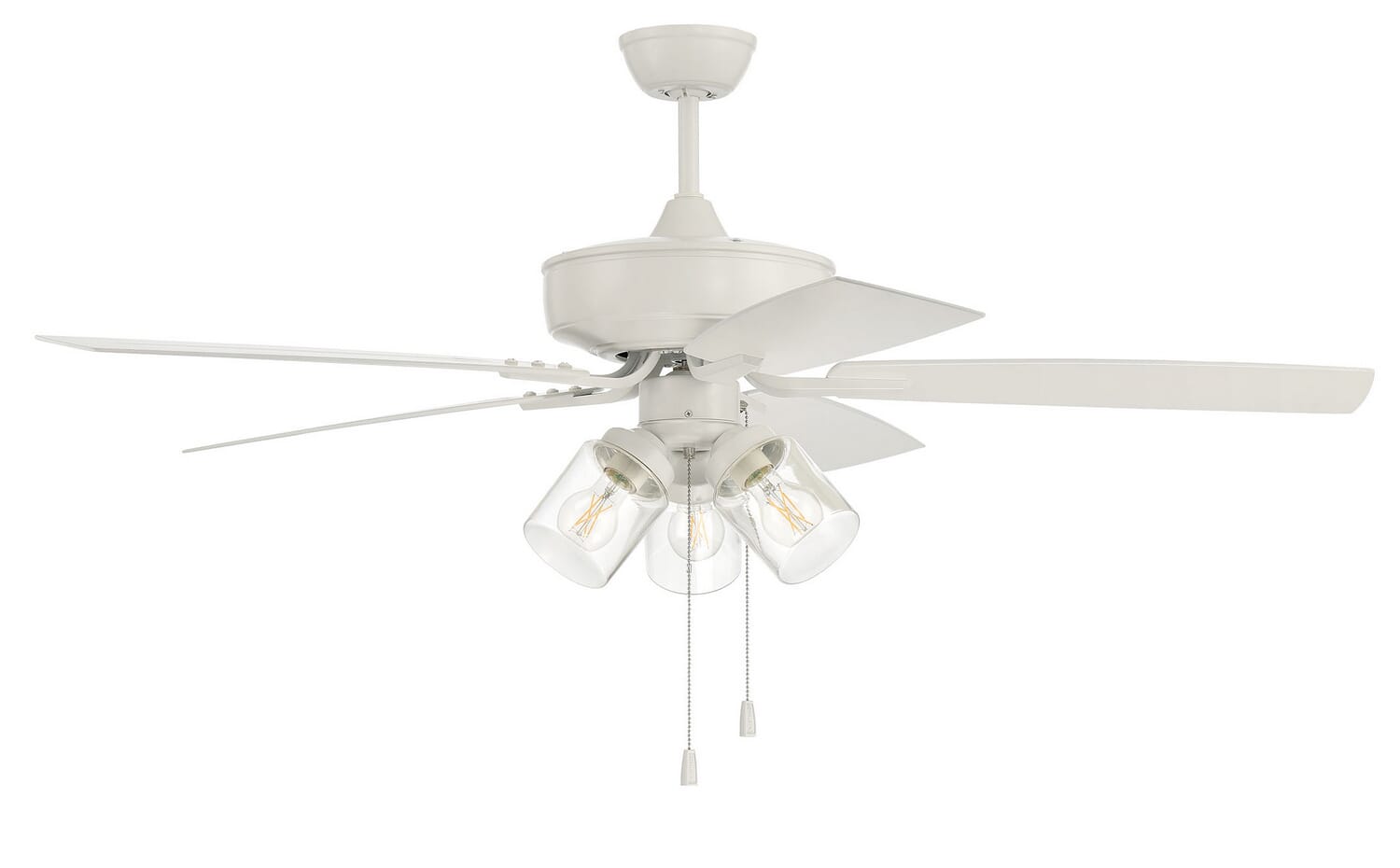 White 52"Outdoor Ceiling Fan from the Outdoor Pro Plus 104 Collection ...