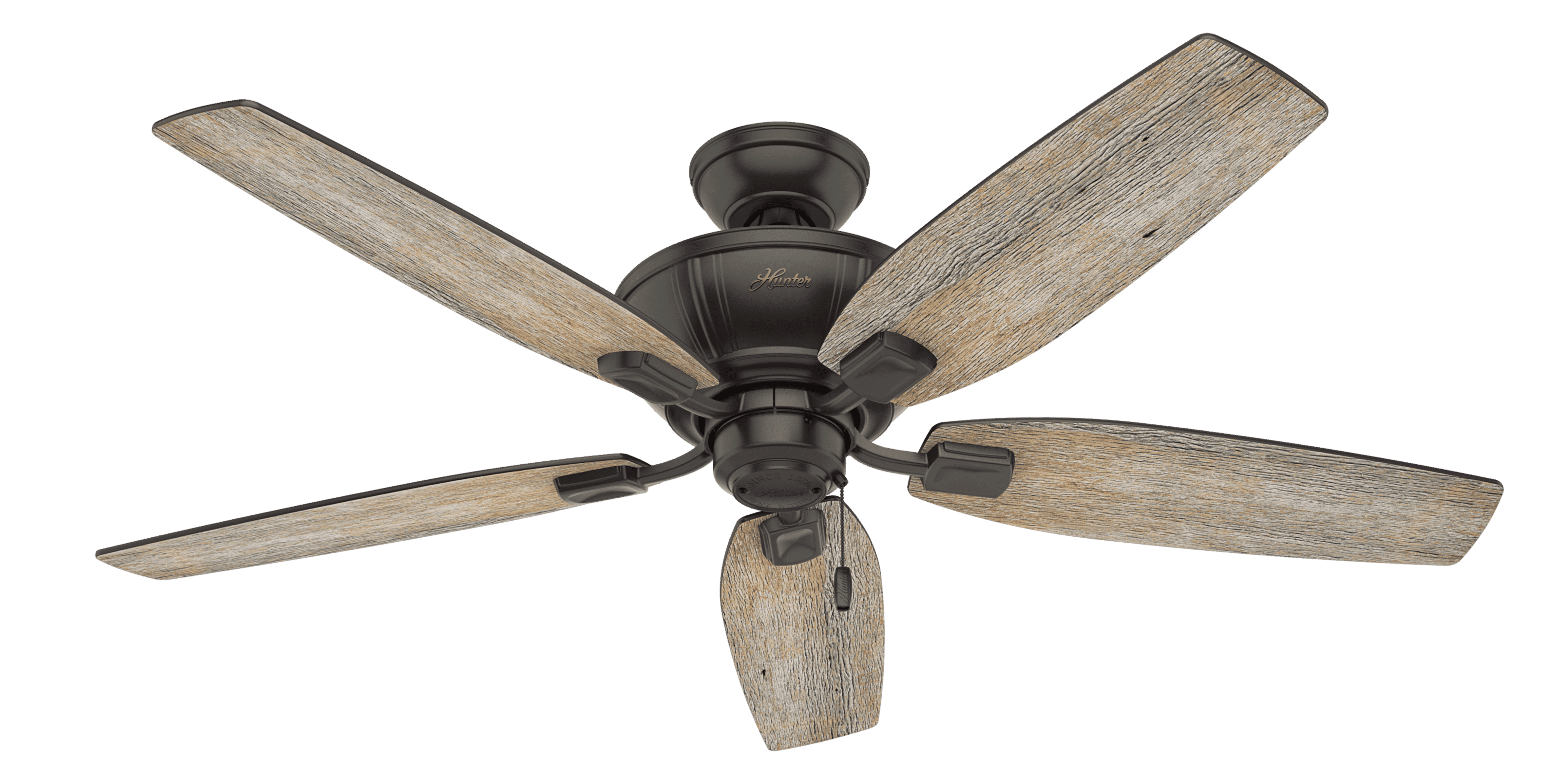 Hunter Kenbridge 3-Light 52" Indoor Ceiling Fan in Noble Bronze ...