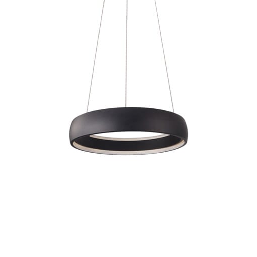Kuzco Halo LED Pendant Light in Black - LightsOnline.com
