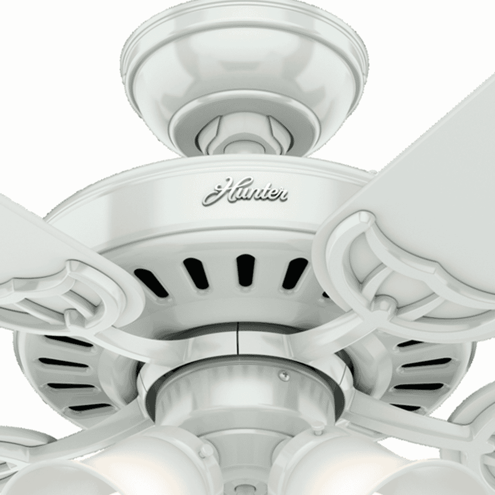 Hunter Studio Series 4-Light 52" Indoor Ceiling Fan in White ...