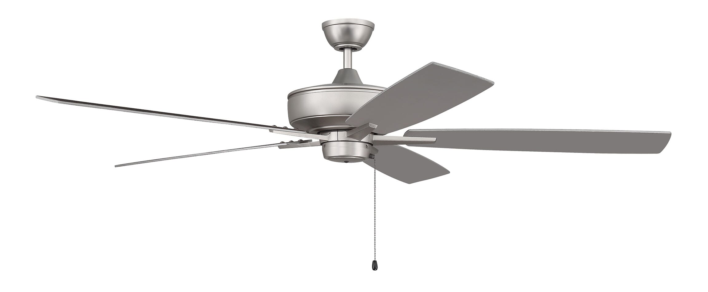 Brushed Nickel 60"Ceiling Fan from the Super Pro 60 Collection ...