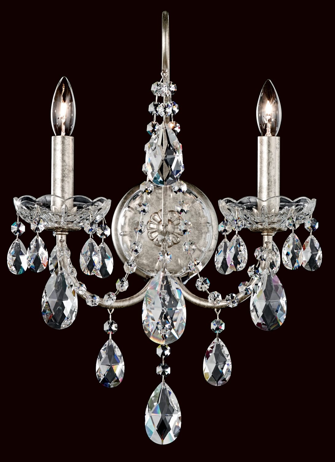 Sonatina 2-Light Wall Sconce in Gold - LightsOnline.com